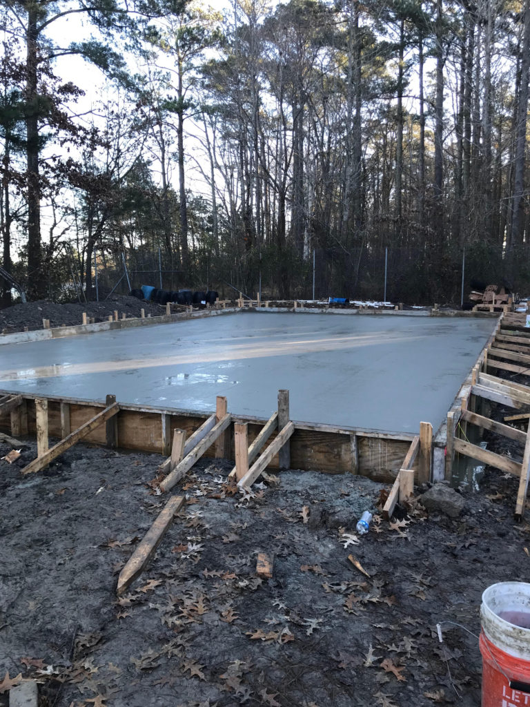 concrete slab | Hampton Roads Soccer Complex